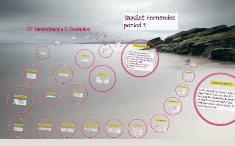 27 Amendments & Examples by yamilet hernandez on Prezi