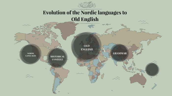 Evolution of the nordic languages to Old English by Carolina Navarrete ...
