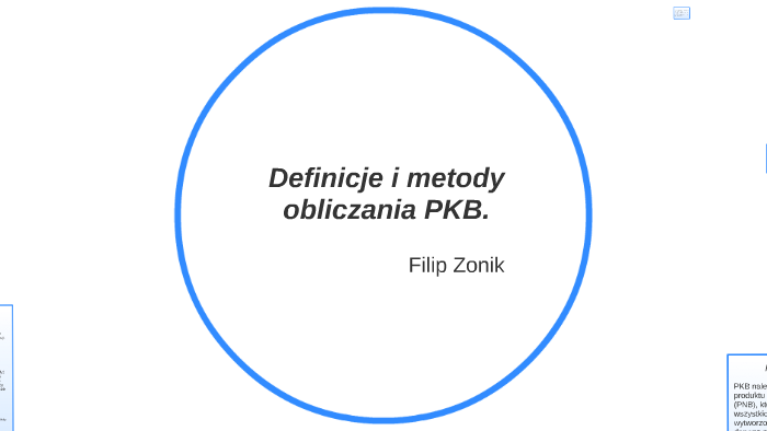 Definicje i metody obliczania PKB by Philip Hilden on Prezi
