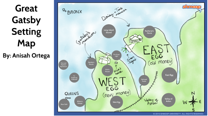 Great Gatsby Setting Map by anisah ortega on Prezi Great Gatsby Setting Map by anisah ortega on Prezi