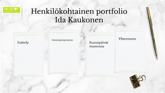 Henkilökohtainen portfolio by Ida Kaukonen on Prezi