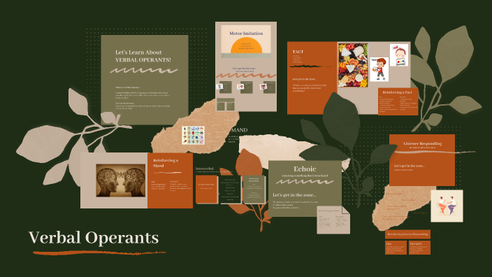 Verbal Operants by Katie Sova on Prezi