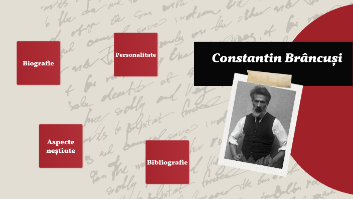 Constantin Brâncuși by Victor Oprea on Prezi