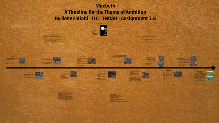 Macbeth A Timeline for the Theme of Ambition by Ilene Fallahi on Prezi
