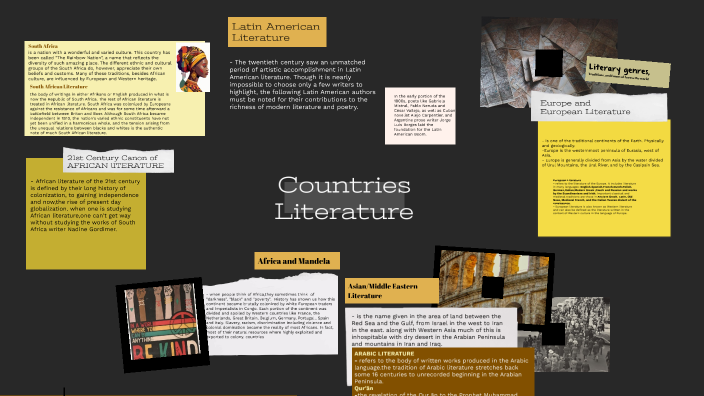 situate the text in the context of the region, nation and the world by ...