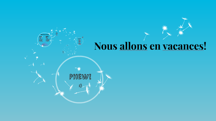 Nous allons en vacances! by Greta Scott on Prezi