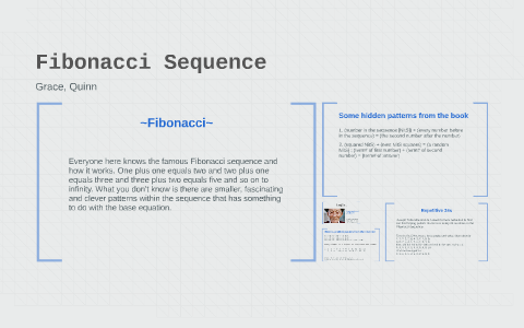 Grace Quinn Number Devil - fibonacci numbers by Ardellia Chen on Prezi