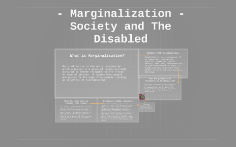 What is Marginalisation? by Tom Cooney on Prezi