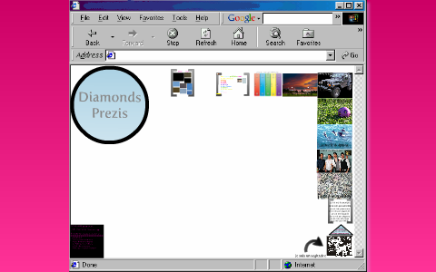 voici mon Site Web! Je m'appelle Diamond by Diamond Kurpiela on Prezi