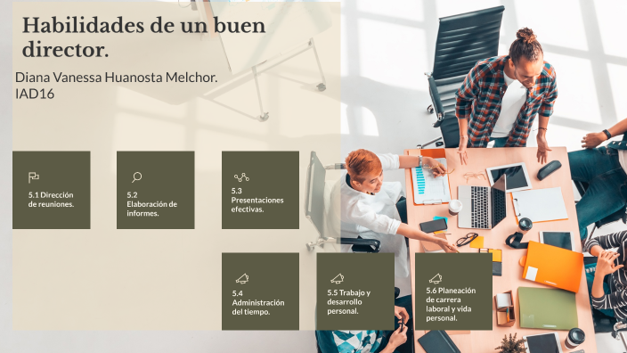 HABILIDADES DE UN BUEN DIRECTOR. by Diana Vanessa on Prezi