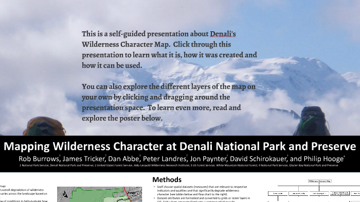 Denali's Wilderness Character Map by Rob Burrows on Prezi