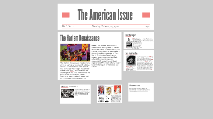 The American Issue by caroline stalker on Prezi