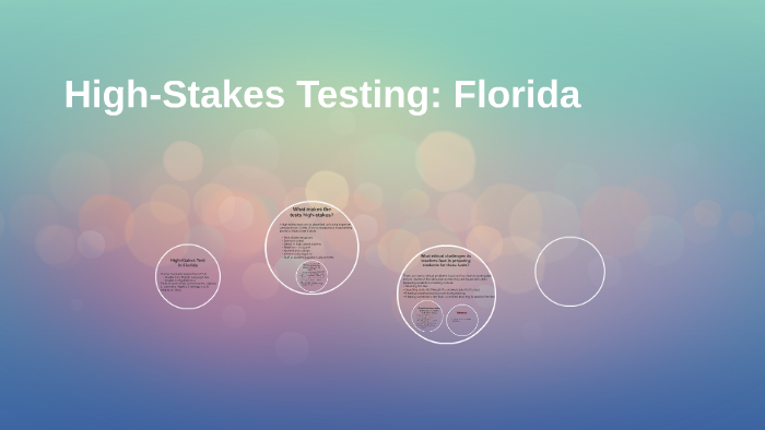 High-Stakes Testing: Florida by Kathryn Welch on Prezi