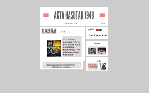 AKTA HASUTAN 1948 by Rasyiqah Adlina on Prezi