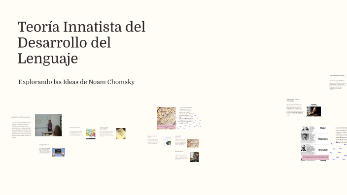 Teoría Innatista del Desarrollo del Lenguaje by leonel Valdes on Prezi