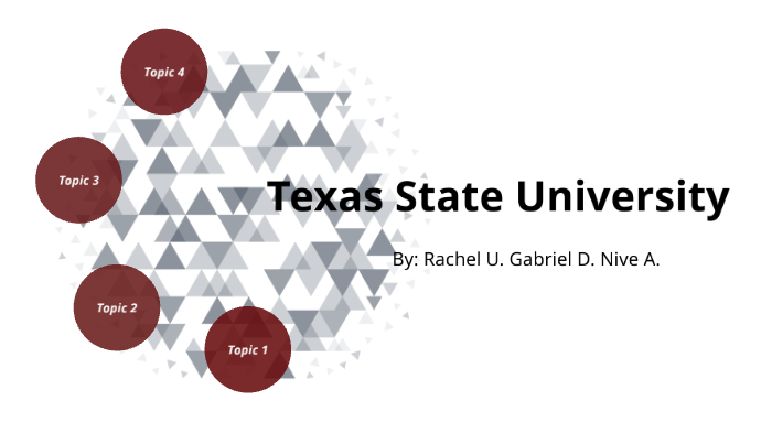 Texas State project by Gabriel Dixon on Prezi