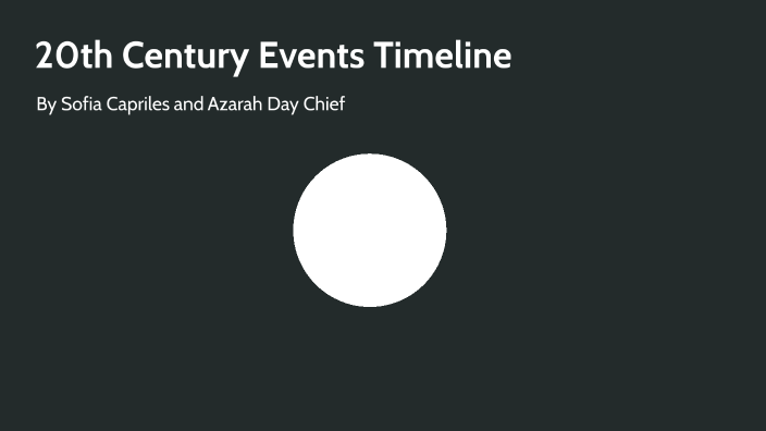 20th Century Events Timeline by azarah day chief on Prezi