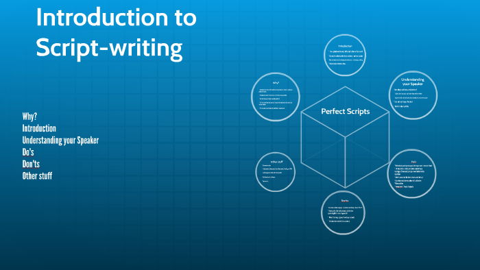 Introduction to Script-writing techniques by Jon Harris on Prezi