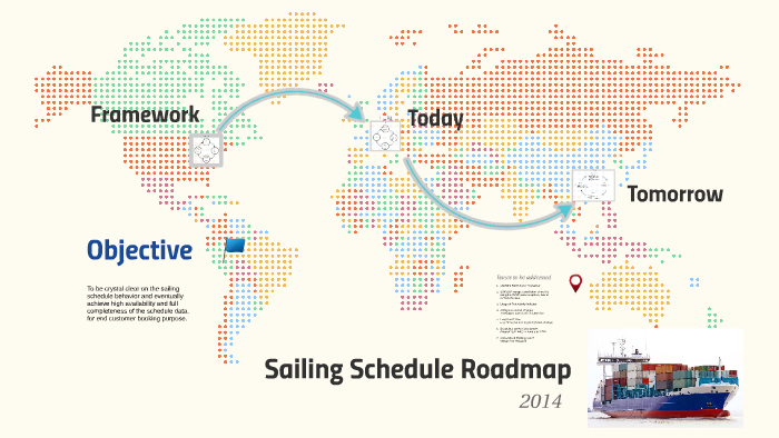 Sailing Schedule Roadmap by Jheri Chan on Prezi