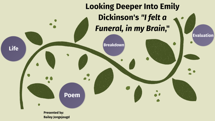Emily Dickinson's I felt a funeral in my brain by Bailey Rae on Prezi
