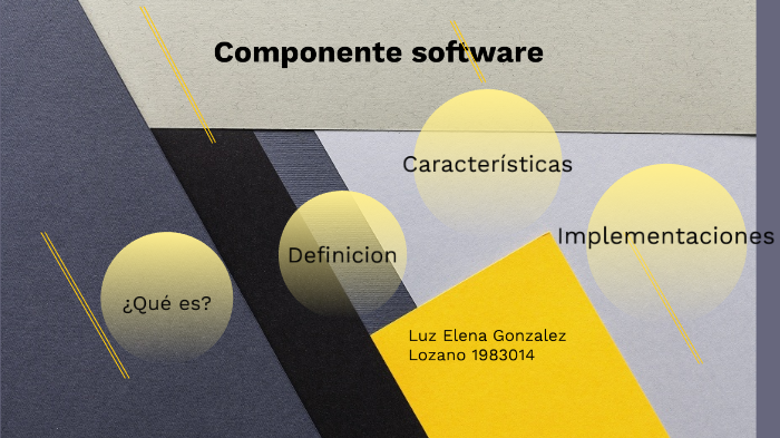 componente software by Zul Gonzalez on Prezi