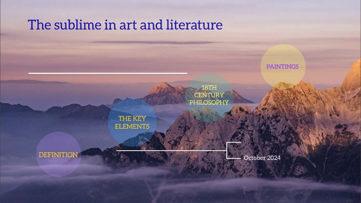 The sublime in art and literature by Daniela Secci on Prezi