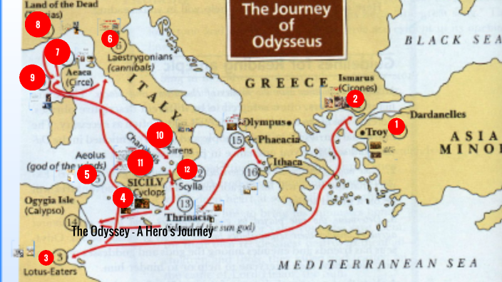 My Copy of The Odyssey - Hero's Journey Map by Jolene John on Prezi