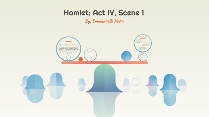 Hamlet: Act IV, Scene 1 by Emmanuella Kodua