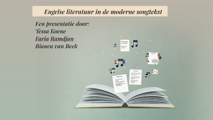 Engelse literatuur in de moderne songtekst by on Prezi