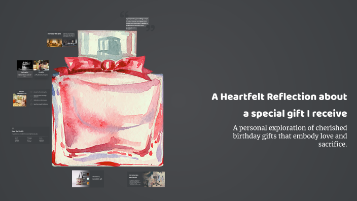 A Heartfelt Reflection about a special gift I receive by ange kaz on Prezi