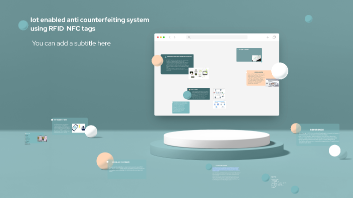 Iot enabled anti counterfeiting system using RFID NFC tags by SHARMILAA B 2022-CSE on Prezi