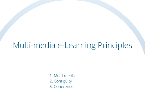 Multimedia e-Learning Principles by Colleen Chattaway on Prezi
