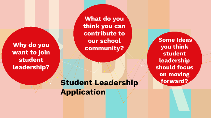Student Leadership Application by on Prezi