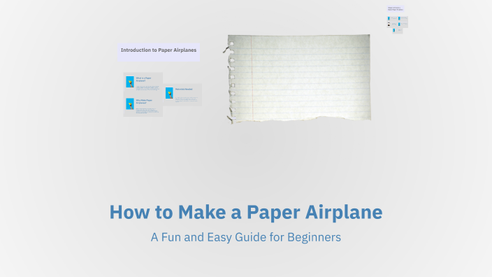 How to Make a Paper Airplane by jream jones on Prezi
