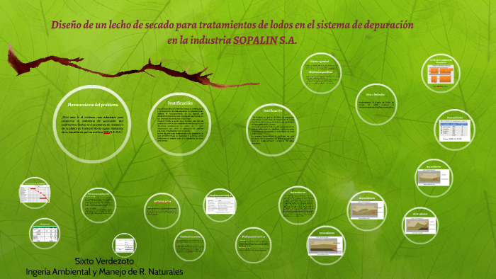 Diseño de un lecho de secado para tratamientos de lodos en e by ...