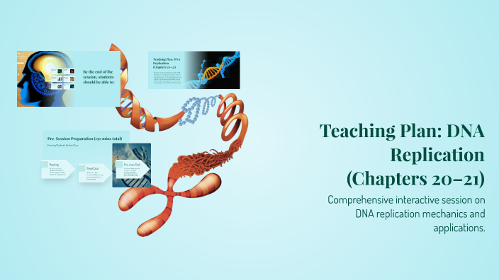 Teaching Plan: DNA Replication (Chapters 20–21) by Damilola Olayemi on ...