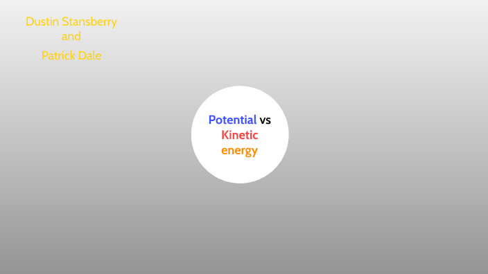Potential vs Kinetic Energy by Dustin Stansberry on Prezi