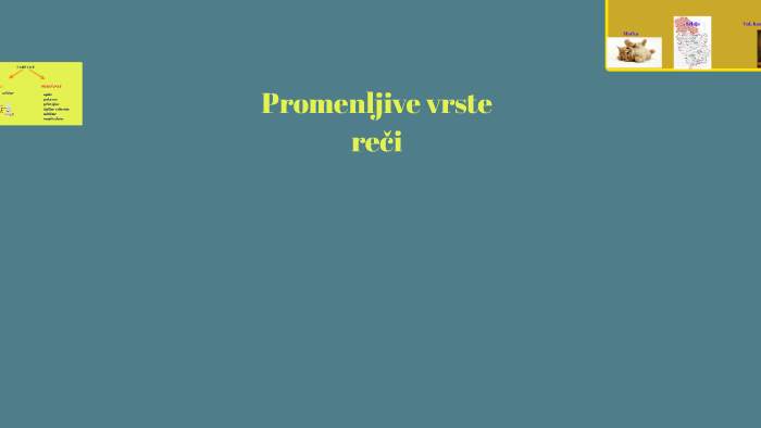 Promenljive vrste reči by Sanja Bosijokovic on Prezi