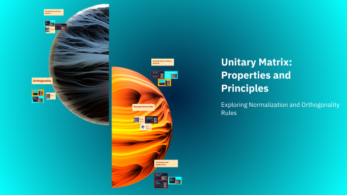 Unitary Matrix: Properties and Principles by Gagan KR on Prezi