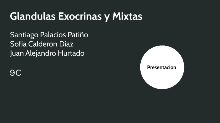 Glandulas Exocrinas y Mixtas by Alejandro Hurtado on Prezi