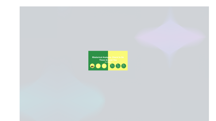 Rhetorical Analysis: Check In On Those Around You by Eva Geiger on Prezi