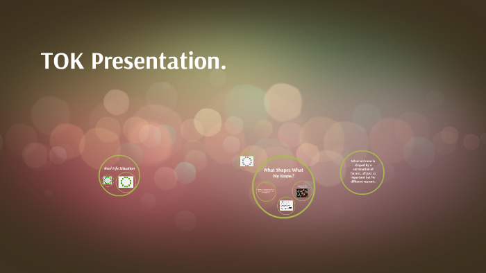 TOK Presentation. by Ahlia Rateb on Prezi