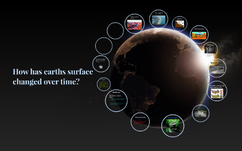 How has earths surface changed over time? by nayeli pedroza