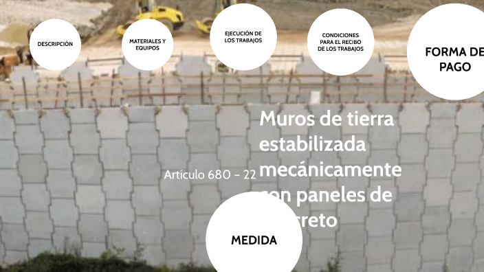 Muros de tierra estabilizada mecánicamente con paneles de concreto by ...