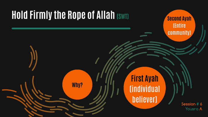 Session 6: Hold Firmly the Rope of Allah SWT by Yousra Ahmed on Prezi