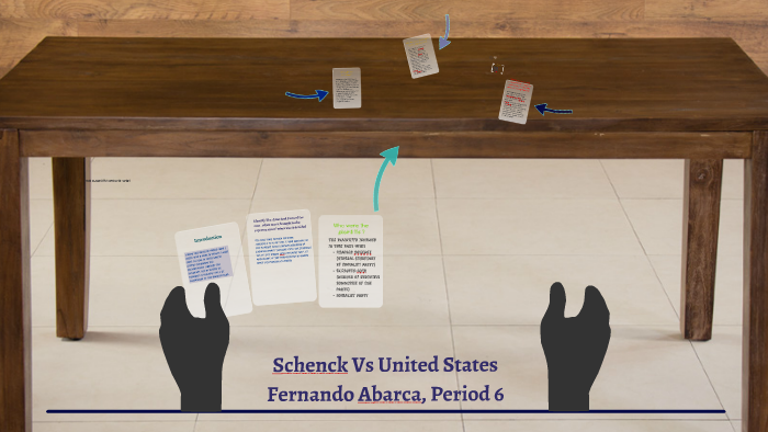 Schenck Vs United States by Fernando Abarca on Prezi