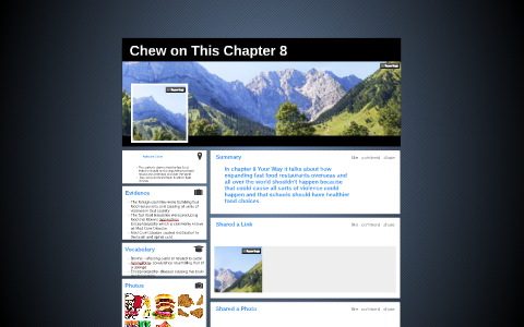 Chew on This Chapter 8 by nick kelley on Prezi