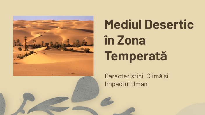 Mediul Desertic în Zona Temperată by Manolache Roxana Elena on Prezi