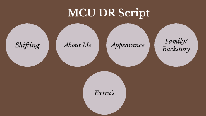 MCU DR Script by Jade Jackson on Prezi