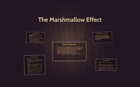 The Marshmallow Effect by Deena Dam on Prezi